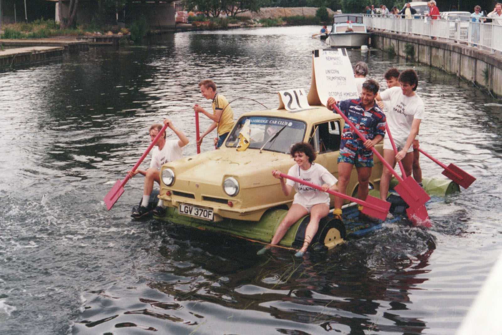 The day we paddled a Reliant down the river Cam (part 1) – Cambridge ...